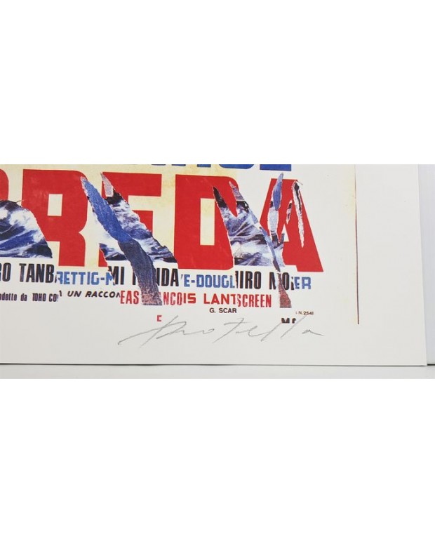 Mimmo Rotella - The Magnificent Prey, Cinemascope
